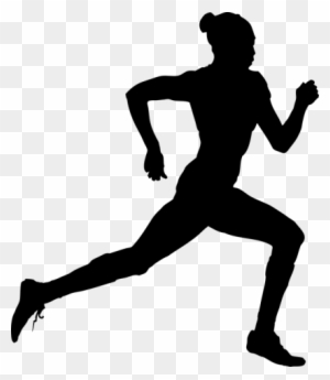 People Running Track Clipart