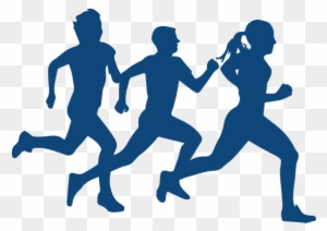 Runners - Running Across Finish Line - Free Transparent PNG Clipart ...