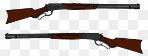 Winchester Lever Action Rifles Clipart - Lever Action Rifle Drawing ...