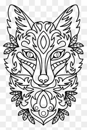 Fox Line Art - Fox Line Art - Free Transparent PNG Clipart Images Download