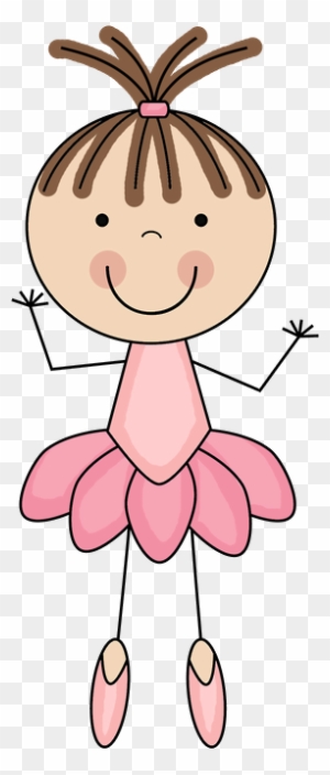 Rock Art - Ballerina Stick Figure Clipart - Free Transparent PNG ...
