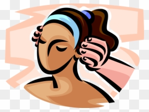 Vector Illustration Of Massage Therapist Masseuse Promotes - Imovie ...