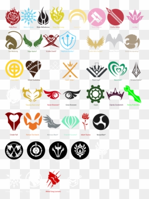 All Rwby Emblems By Embellem - Rwby Emblems - Free Transparent PNG ...