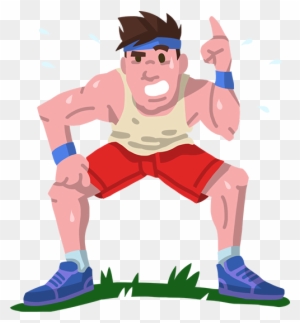 Sweat Amounts While Exercising - Cartoon - Free Transparent PNG Clipart ...