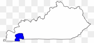 Map Of Kentucky Counties - Full Size PNG Clipart Images Download