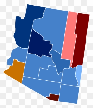 Arizona Racial And Ethnic Map - Arizona 2016 Election Results - Free ...