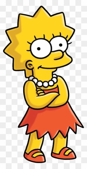 Lisa Simpson With Saxophone - Free Transparent PNG Clipart Images Download