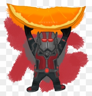Ant-man Chibi By Speedcal - Orange Slices Ant Man - Free Transparent ...