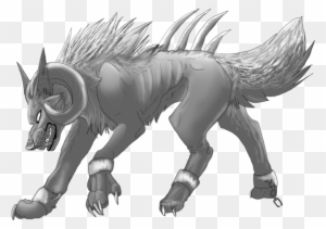 Drawings Of Demon Wolves