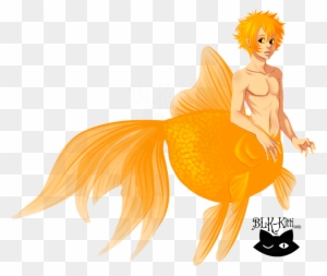 Goldfish Mermaid By Blk - Goldfish Mermaid - Free Transparent PNG ...