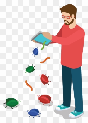 Who Are Better Programmers - Fix Computer Bug - Free Transparent PNG ...