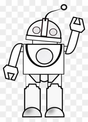 Robot Clipart Black And White, Transparent PNG Clipart Images Free ...