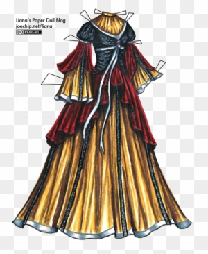 Click For Larger Version - Queen Dresses Drawing - Free Transparent PNG ...