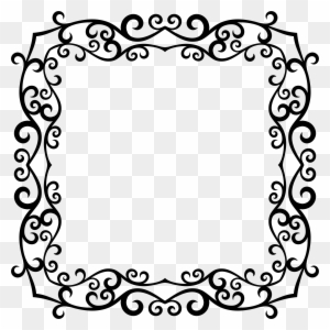 Big Image - Fancy Border Png Square - Free Transparent PNG Clipart Images Download