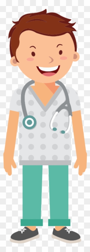 Cartoon Boy Nurse - Free Transparent PNG Clipart Images Download
