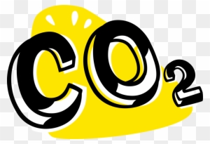 Vector Illustration Of Carbon Dioxide Chemical Formula - Circle - Free ...