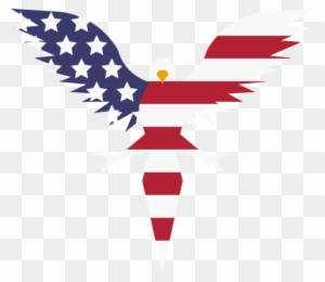 Download Eagle Ripping Through American Flag Clipart - American Flag ...
