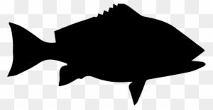 Fish Shape Of Red Snapper Comments - Animal Silhouette - Free ...