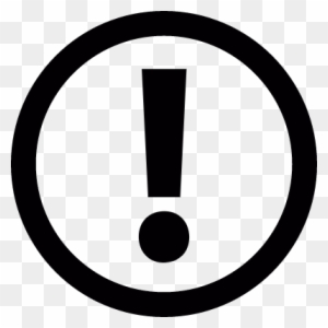 Exclamation Mark In A Circle Vector - Exclamation Mark In Circle - Full ...