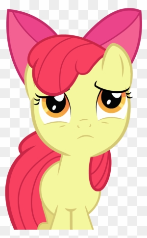 Clipart - Mlp Applebloom Sad Vector - Free Transparent PNG Clipart ...
