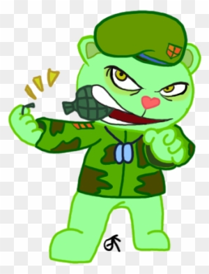 Happy Tree Friends Flippy - Free Transparent PNG Clipart Images Download