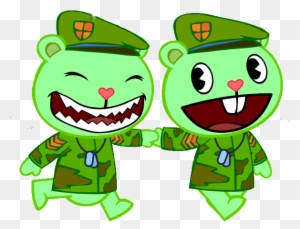 Happy Tree Friends Flippy And Fliqpy - Free Transparent PNG Clipart ...