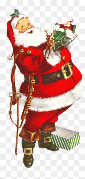 Vintage Santa Clipart, Transparent PNG Clipart Images Free Download - ClipartMax