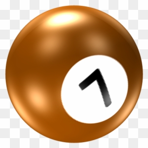 Pool Ball 7 Icon - Billiards Ball 7 Png - Free Transparent PNG Clipart ...