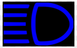 Faith And High Beams - Main Beam Headlights Symbol - Free Transparent ...