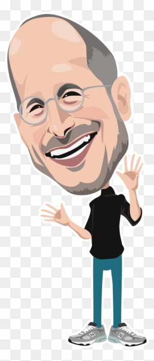 Steve Jobs Apple Cartoon Facial Expression Clip Art - Steve Jobs Png ...