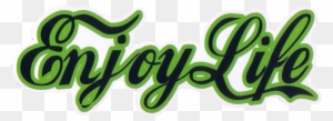 Small Bumper Sticker / Decal - Enjoy Life Sticker - Free Transparent ...