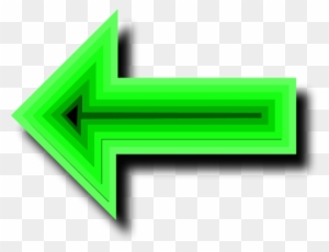 Arrow Pointing Left - Left Pointing Arrow Green - Free Transparent PNG ...