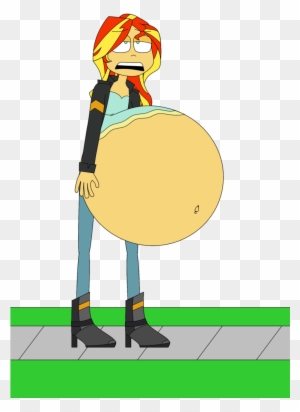 Lazy Sunset Shimmer Can't Get Around By Angry-signs - Cartoon - Free ...