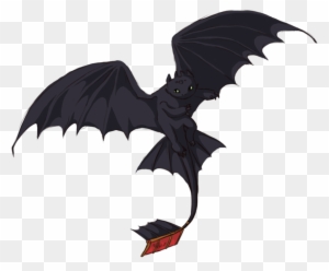 Toothless By White - Toothless Flying Transparent - Free Transparent ...