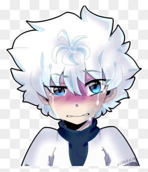 Killua The Sad Bean By Sleepinq-doqqo - Cartoon - Free Transparent PNG ...