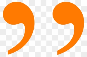 Orange Quotation Marks Reversed - Quotation Mark Clipart - Free ...