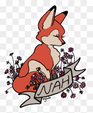 Go Away Fox Sticker - Free Transparent PNG Clipart Images Download