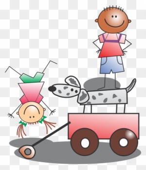 Stick Figures Clip Art - Stick Figures Playing Tag - Free Transparent ...