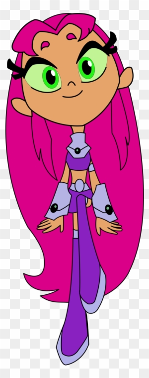 Starfire By Zeldron-justice - Starfire Teen Titans Go Vector - Free Transparent PNG Clipart ...