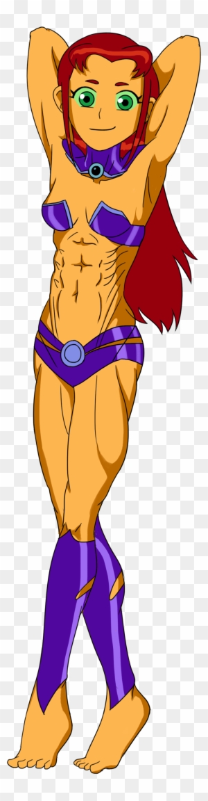 Starfire By Zeldron-justice - Starfire Teen Titans Go Vector - Free Transparent PNG Clipart ...