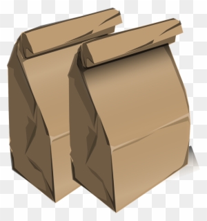 Lunch - Clipart - Brown Paper Bag Cartoon - Free Transparent PNG ...