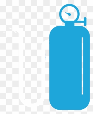 Vector Illustration Of Medical Oxygen Air Tank - Oxygen Tank Clip Art ...