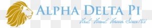 Epsilon Eta - Alpha Delta Pi Lion - Free Transparent PNG Clipart Images ...