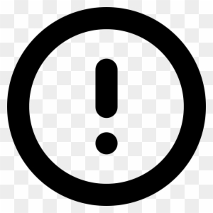 Be Careful Comments - Circle With Square Inside Symbol - Free ...