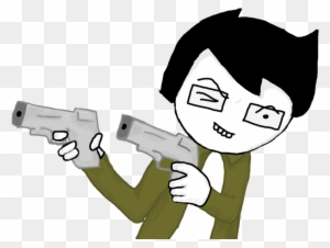 Double Pistols And A Wink Transparent By Sailorluna1 - Trigger - Free ...