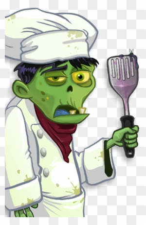 Zombie Clipart Chef - Chef Zombie Cartoon - Free Transparent PNG ...