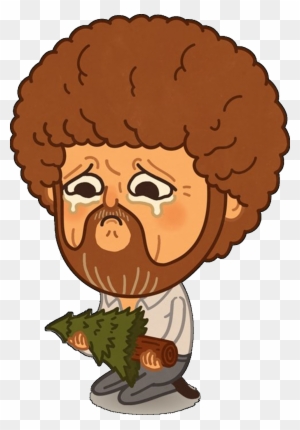 Bob Ross Little Friend - Free Transparent PNG Clipart Images Download