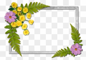 Writing Paper - Flowers Frames - Free Transparent PNG Clipart Images ...