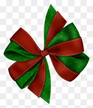 Christmas Bow Clipart - Green Ribbon Clipart - Free Transparent PNG ...