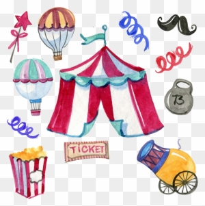 Circus Graphic Design Phonograph Record - Circus - Full Size PNG ...